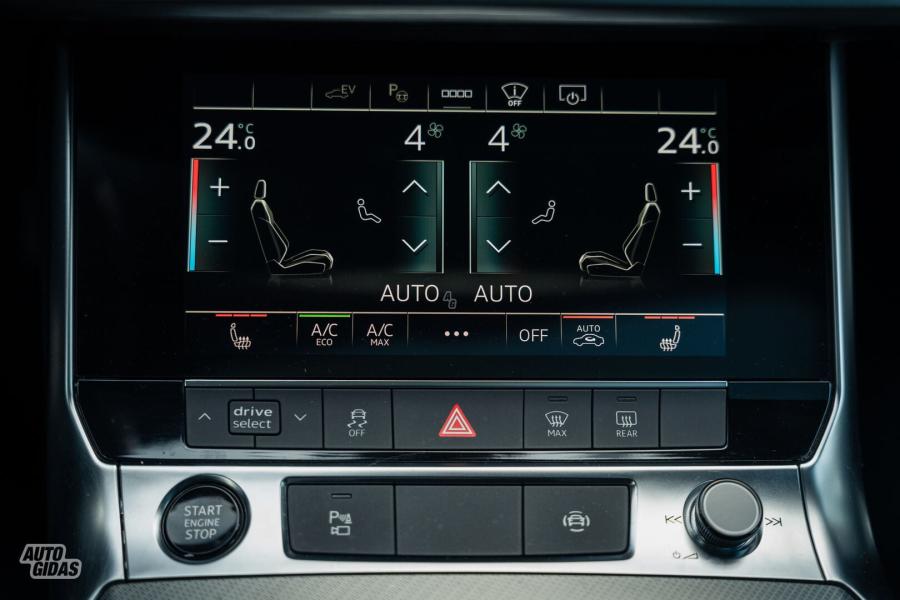 Black Audi A6 2022 in Vilnius, with an engine capacity of 2.00 L and mileage of 72 thousand km for 29000 €, photo 28 on AUTOMOTO.COM.LV