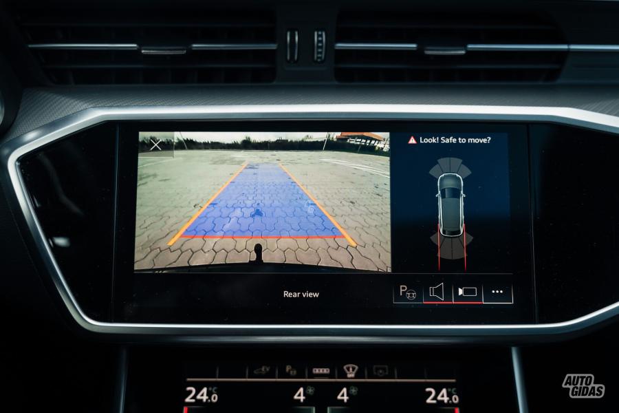 Black Audi A6 2022 in Vilnius, with an engine capacity of 2.00 L and mileage of 72 thousand km for 29000 €, photo 29 on AUTOMOTO.COM.LV