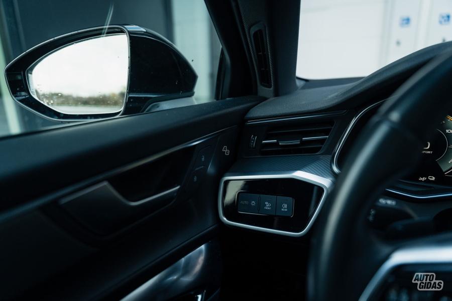 Black Audi A6 2022 in Vilnius, with an engine capacity of 2.00 L and mileage of 72 thousand km for 29000 €, photo 34 on AUTOMOTO.COM.LV