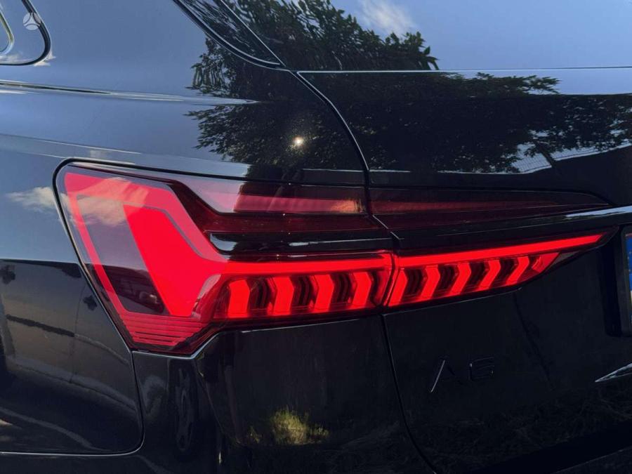 Black Audi A6 2023 in Vilnius, with an engine capacity of 1.97 L and mileage of 88 thousand km for 35590 €, photo 3 on AUTOMOTO.COM.LV