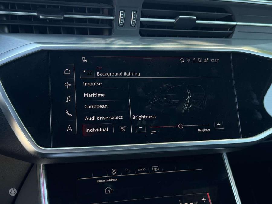 Black Audi A6 2023 in Vilnius, with an engine capacity of 1.97 L and mileage of 88 thousand km for 35590 €, photo 21 on AUTOMOTO.COM.LV