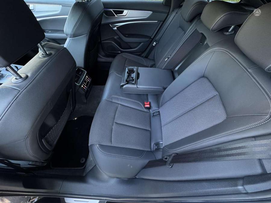 Black Audi A6 2023 in Vilnius, with an engine capacity of 1.97 L and mileage of 88 thousand km for 35590 €, photo 25 on AUTOMOTO.COM.LV