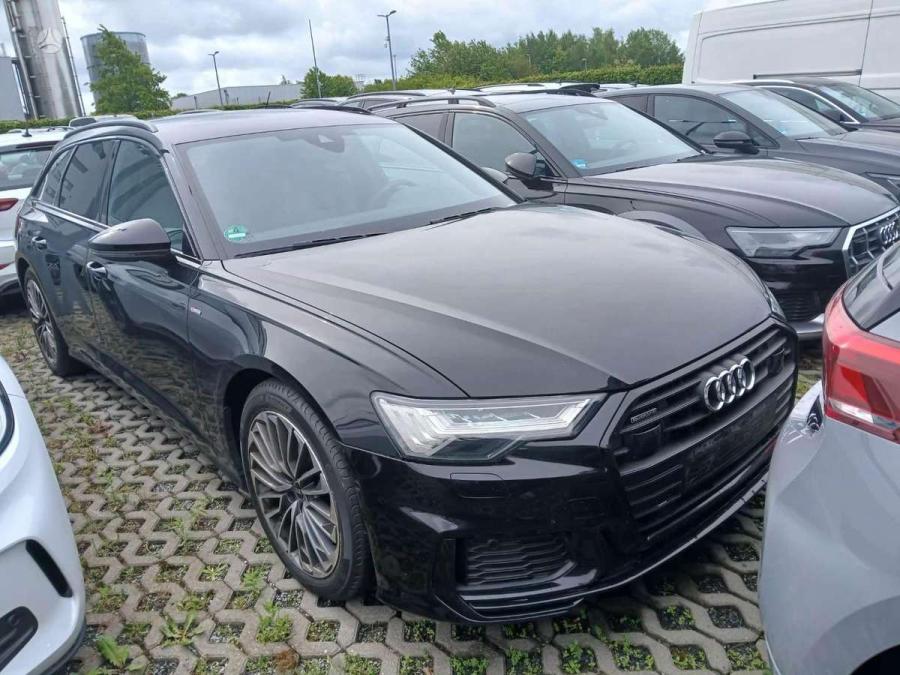 Black Audi A6 2023 in Vilnius, with an engine capacity of 1.98 L and mileage of 124 thousand km for 33333 €, photo 12 on AUTOMOTO.COM.LV