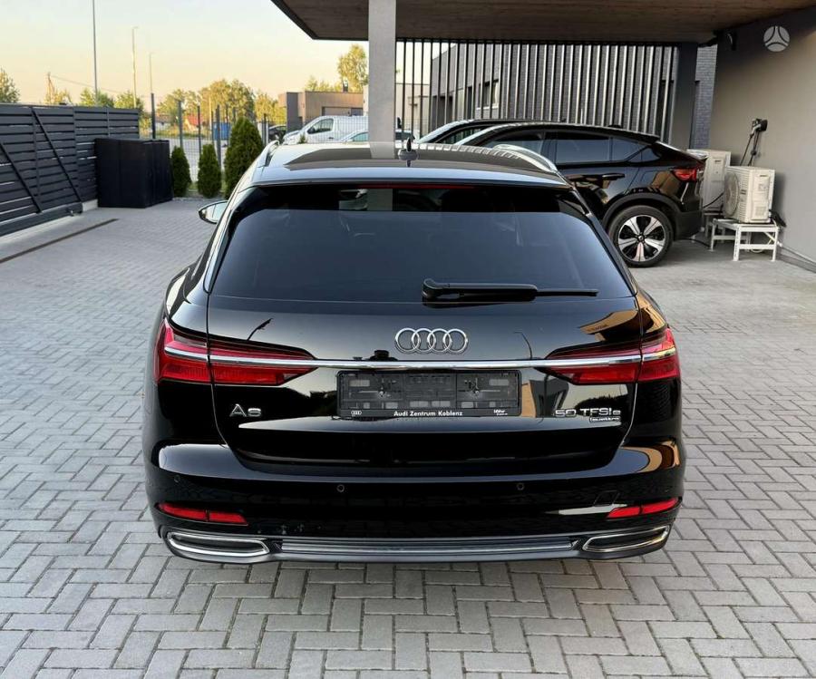 Black Audi A6 2023 in Vilnius, with an engine capacity of 1.98 L and mileage of 117 thousand km for 29490 €, photo 7 on AUTOMOTO.COM.LV