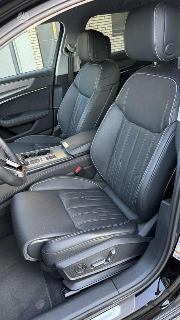 Black Audi A6 2023 in Vilnius, with an engine capacity of 1.98 L and mileage of 117 thousand km for 29490 €, photo 9 on AUTOMOTO.COM.LV