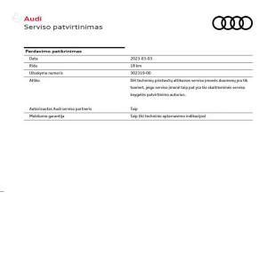 Black Audi A6 2023 in Vilnius, with an engine capacity of 1.98 L and mileage of 117 thousand km for 29490 €, photo 34 on AUTOMOTO.COM.LV