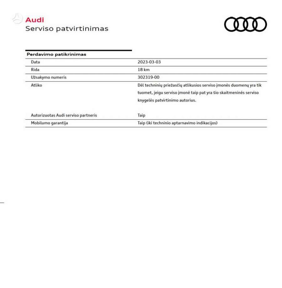 Black Audi A6 2023 in Vilnius, with an engine capacity of 1.98 L and mileage of 117 thousand km for 29490 €, photo 34 on AUTOMOTO.COM.LV