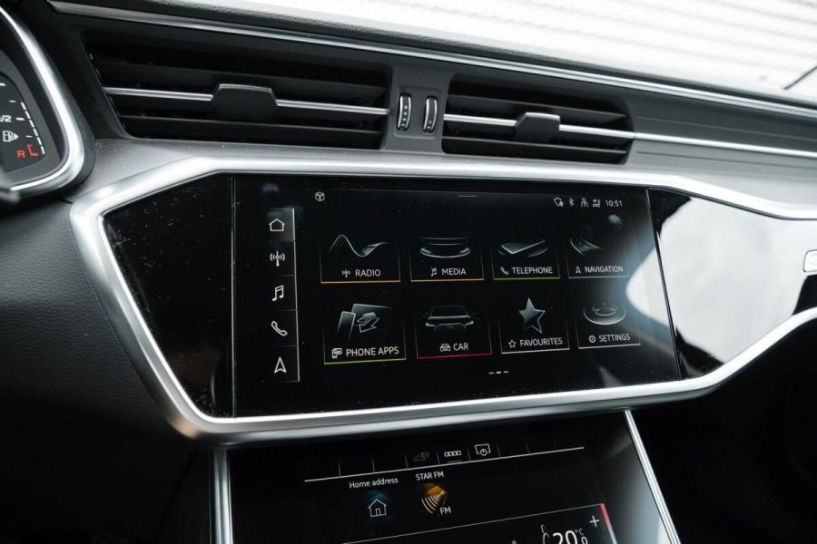 Melns Audi A6 2023 Mārupe, ar dzinēja tilpumu 2.00 L un nobraukumu 74 tūkst. km par 37550 €, foto 21 vietnē AUTOMOTO.COM.LV