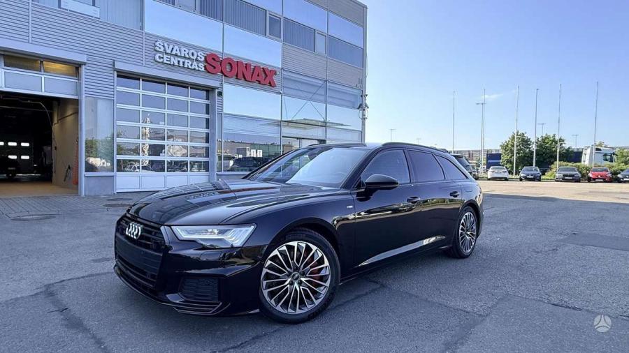 Melns Audi A6 2023 Viļņa, ar dzinēja tilpumu 2.00 L un nobraukumu 124 tūkst. km par 33898 €, foto 6 vietnē AUTOMOTO.COM.LV
