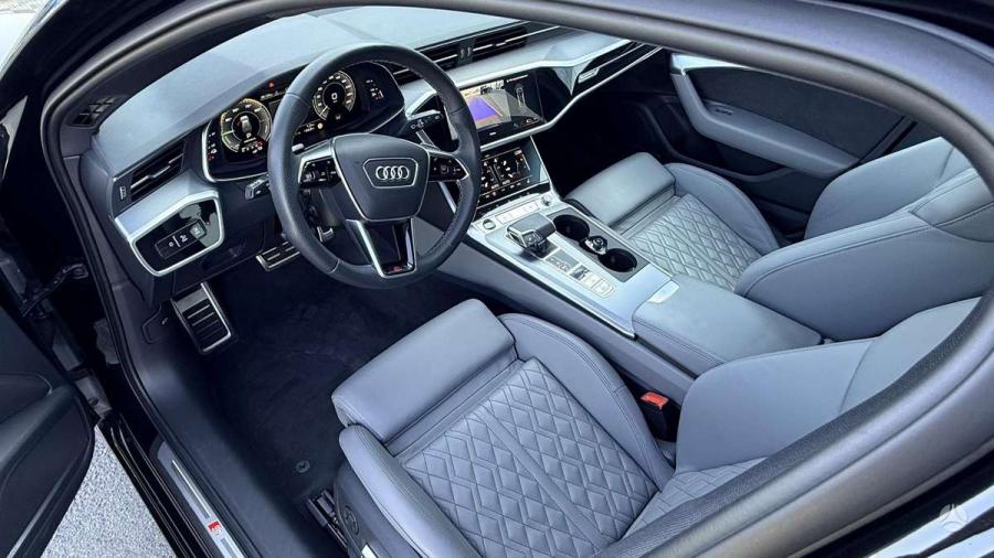 Melns Audi A6 2023 Viļņa, ar dzinēja tilpumu 2.00 L un nobraukumu 124 tūkst. km par 33898 €, foto 11 vietnē AUTOMOTO.COM.LV