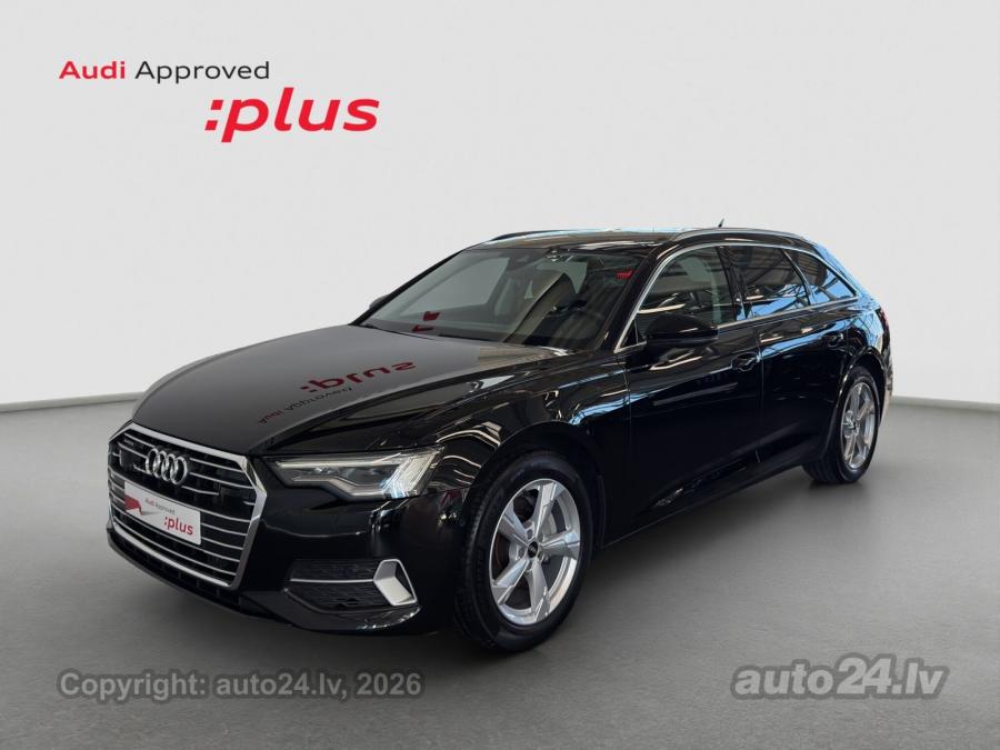 Black Audi A6 2023 in Tallinn, with an engine capacity of 2.00 L and mileage of 71 thousand km for 32900 €, photo 1 on AUTOMOTO.COM.LV