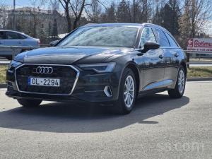 Black Audi A6 2024 in Ogre, with an engine capacity of 2.00 L and mileage of 11 thousand km for 43900 €, photo  on AUTOMOTO.COM.LV