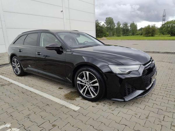 Black Audi A6 2024 in Kaunas, with an engine capacity of 1.97 L and mileage of 23 thousand km for 32990 €, photo 3 on AUTOMOTO.COM.LV