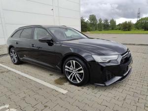 Black Audi A6 2024 in Kaunas, with an engine capacity of 1.97 L and mileage of 23 thousand km for 32990 €, photo 4 on AUTOMOTO.COM.LV