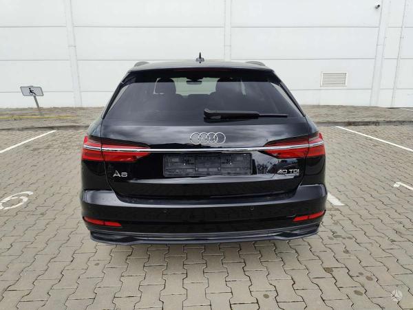 Black Audi A6 2024 in Kaunas, with an engine capacity of 1.97 L and mileage of 23 thousand km for 32990 €, photo 5 on AUTOMOTO.COM.LV