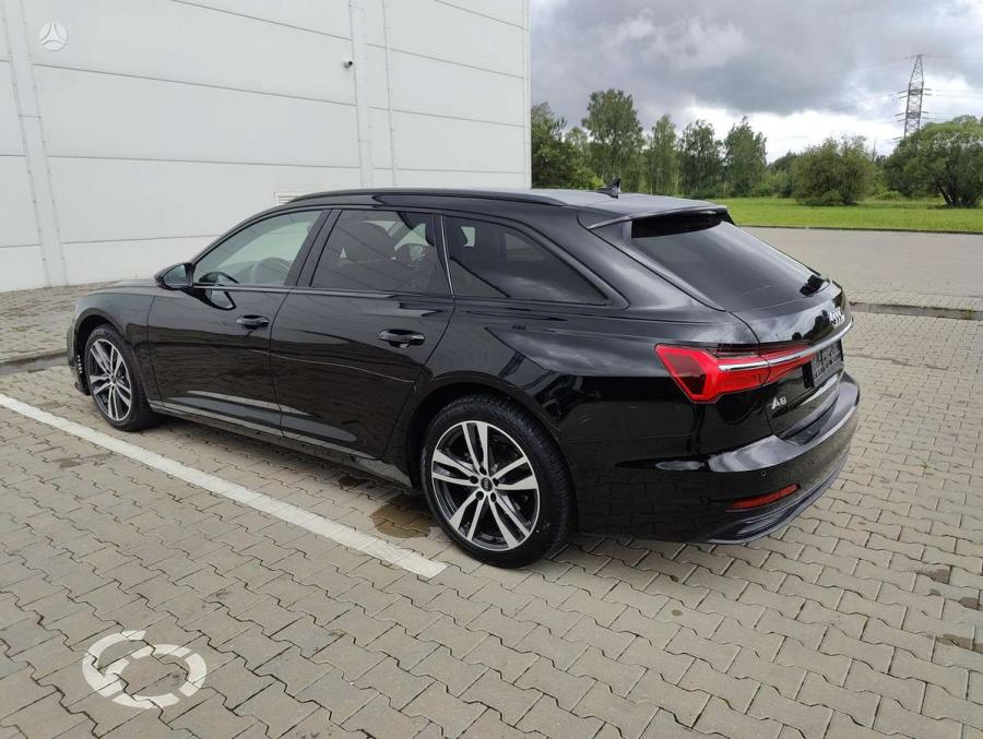 Black Audi A6 2024 in Kaunas, with an engine capacity of 1.97 L and mileage of 23 thousand km for 32990 €, photo 7 on AUTOMOTO.COM.LV