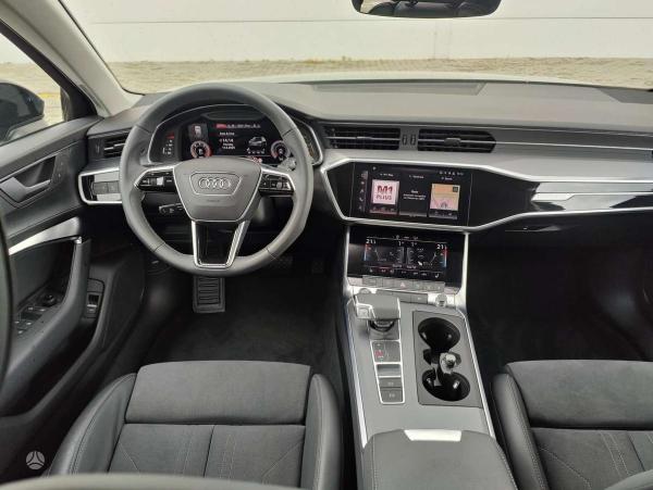 Black Audi A6 2024 in Kaunas, with an engine capacity of 1.97 L and mileage of 23 thousand km for 32990 €, photo 7 on AUTOMOTO.COM.LV
