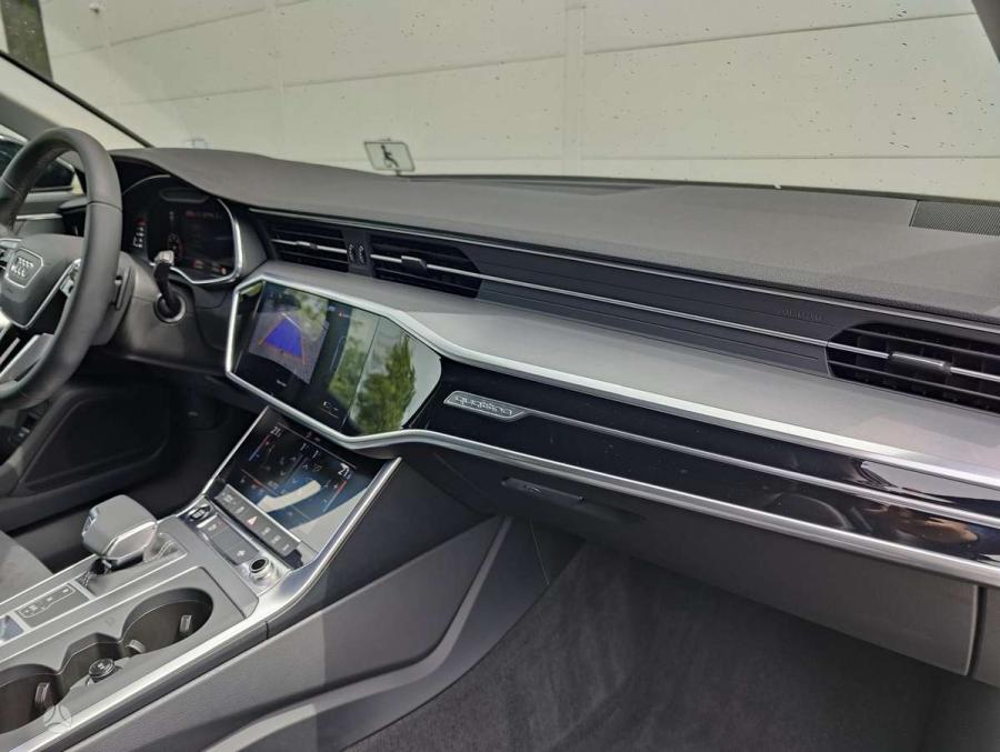 Black Audi A6 2024 in Kaunas, with an engine capacity of 1.97 L and mileage of 23 thousand km for 32990 €, photo 14 on AUTOMOTO.COM.LV