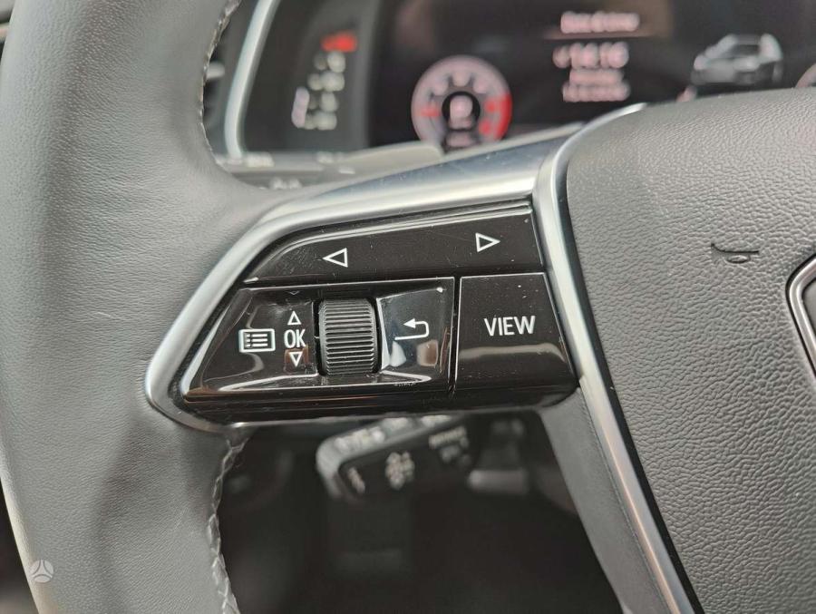 Black Audi A6 2024 in Kaunas, with an engine capacity of 1.97 L and mileage of 23 thousand km for 32990 €, photo 15 on AUTOMOTO.COM.LV