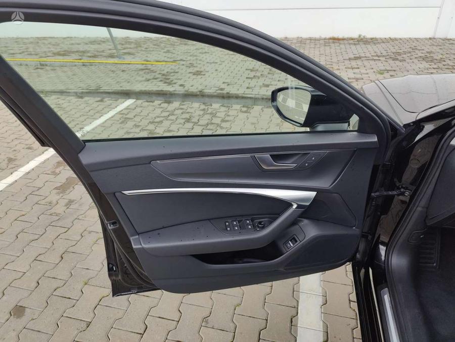 Black Audi A6 2024 in Kaunas, with an engine capacity of 1.97 L and mileage of 23 thousand km for 32990 €, photo 18 on AUTOMOTO.COM.LV