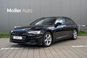 Black Audi A6 2025 in Vilnius, with an engine capacity of 2.00 L and mileage of 29 thousand km for 47500 €, photo  on AUTOMOTO.COM.LV