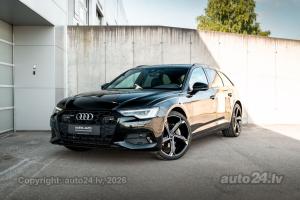 Melns Audi A6 2025 Tartu, ar dzinēja tilpumu 3.00 L un nobraukumu 21 tūkst. km par 45000 €, foto  vietnē AUTOMOTO.COM.LV