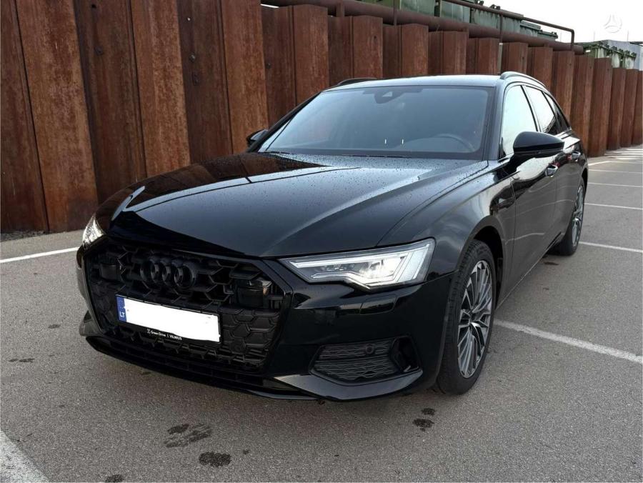Melns Audi A6 2025 Kauņa, ar dzinēja tilpumu 1.98 L un nobraukumu 25 tūkst. km par 42990 €, foto 1 vietnē AUTOMOTO.COM.LV