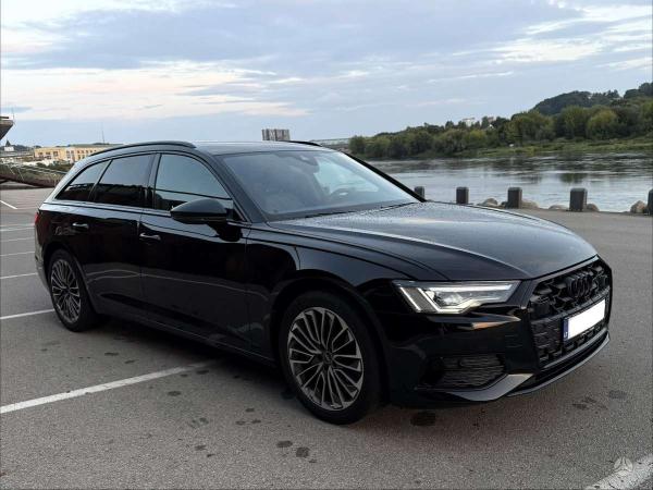 Black Audi A6 2025 in Kaunas, with an engine capacity of 1.98 L and mileage of 25 thousand km for 42990 €, photo 5 on AUTOMOTO.COM.LV