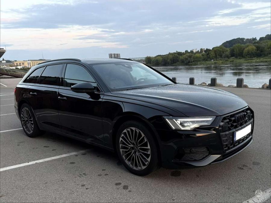 Melns Audi A6 2025 Kauņa, ar dzinēja tilpumu 1.98 L un nobraukumu 25 tūkst. km par 42990 €, foto 5 vietnē AUTOMOTO.COM.LV