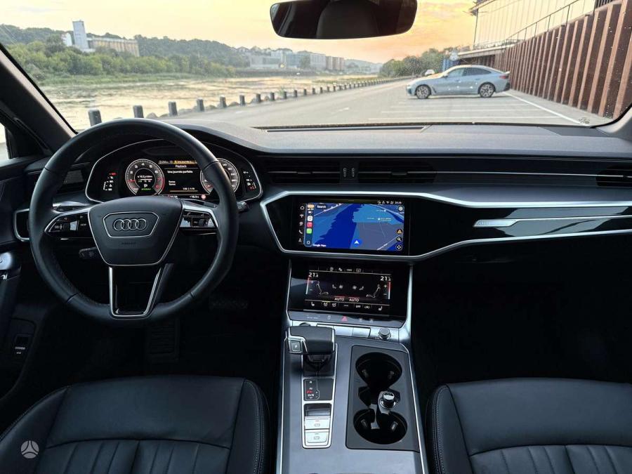 Melns Audi A6 2025 Kauņa, ar dzinēja tilpumu 1.98 L un nobraukumu 25 tūkst. km par 42990 €, foto 13 vietnē AUTOMOTO.COM.LV