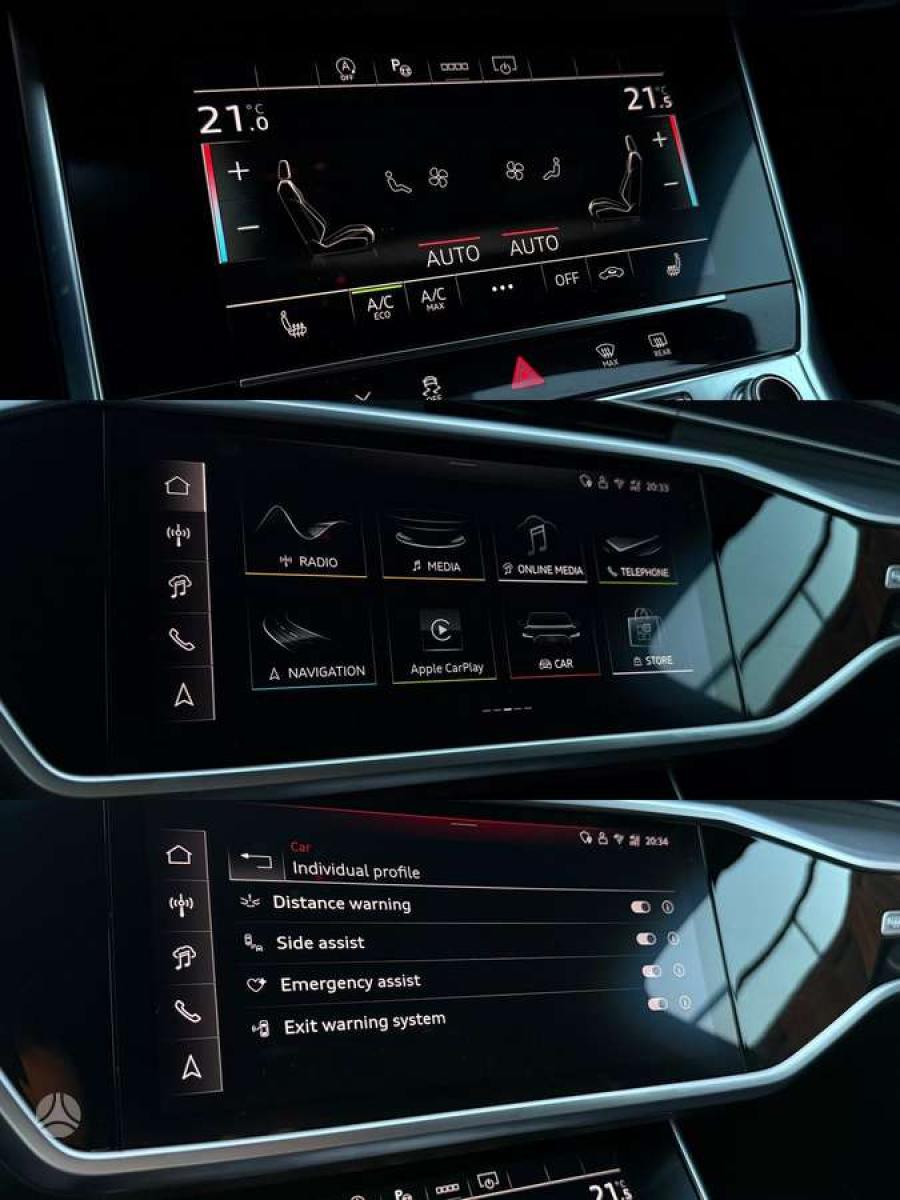 Melns Audi A6 2025 Kauņa, ar dzinēja tilpumu 1.98 L un nobraukumu 25 tūkst. km par 42990 €, foto 22 vietnē AUTOMOTO.COM.LV