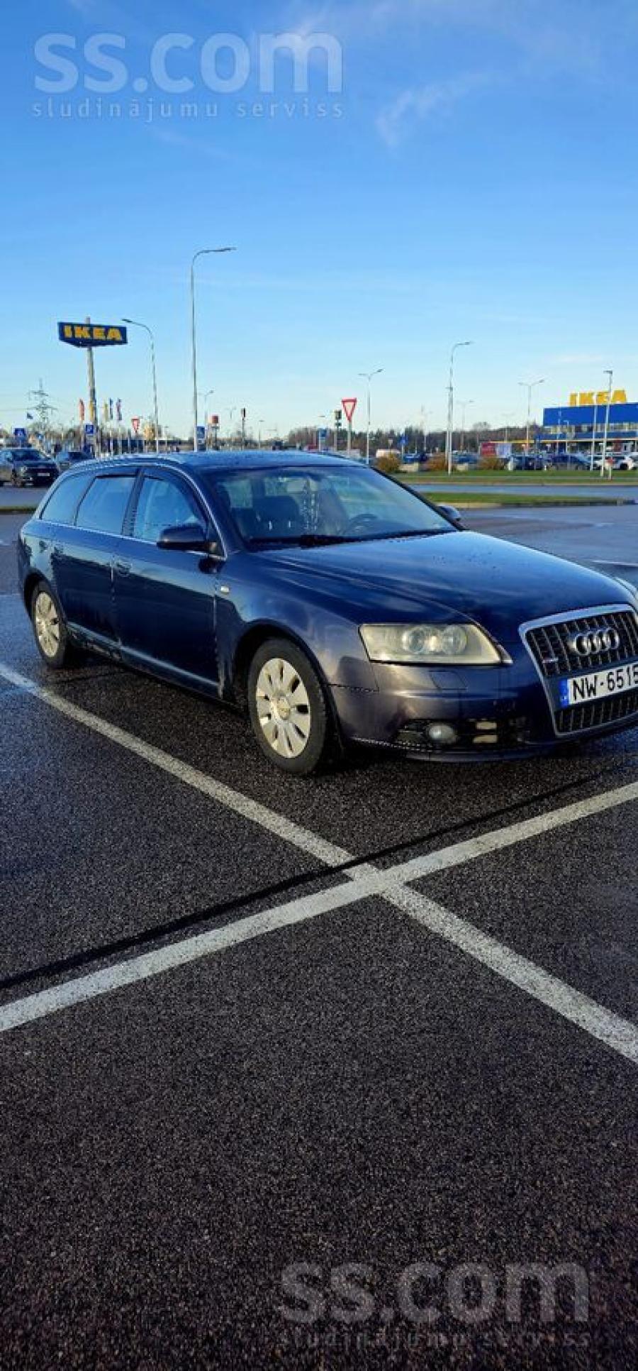 Blue Audi A6 2005 in Riga, with an engine capacity of 2.70 L and mileage of 442 thousand km for 2100 €, photo 3 on AUTOMOTO.COM.LV
