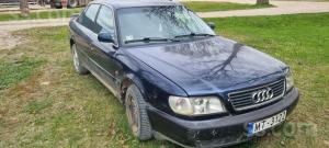 Zils Audi A6 1995 Cēsis, ar dzinēja tilpumu 2.50 L un nobraukumu 385 tūkst. km par 600 €, foto  vietnē AUTOMOTO.COM.LV