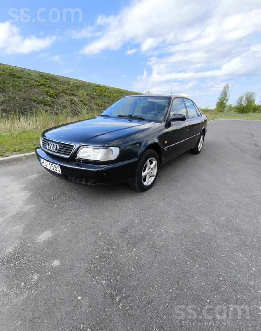 Blue Audi A6 1995 in Daugavpils, with an engine capacity of 2.50 L and mileage of 360 thousand km for 1500 €, photo 1 on AUTOMOTO.COM.LV