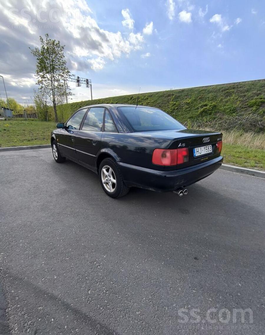 Blue Audi A6 1995 in Daugavpils, with an engine capacity of 2.50 L and mileage of 360 thousand km for 1500 €, photo 4 on AUTOMOTO.COM.LV