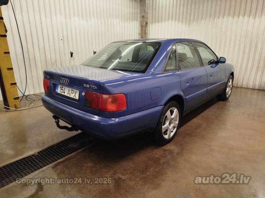 Blue Audi A6 1996 in Tallinn, with an engine capacity of 2.50 L and mileage of 0 thousand km for 1598 €, photo 6 on AUTOMOTO.COM.LV
