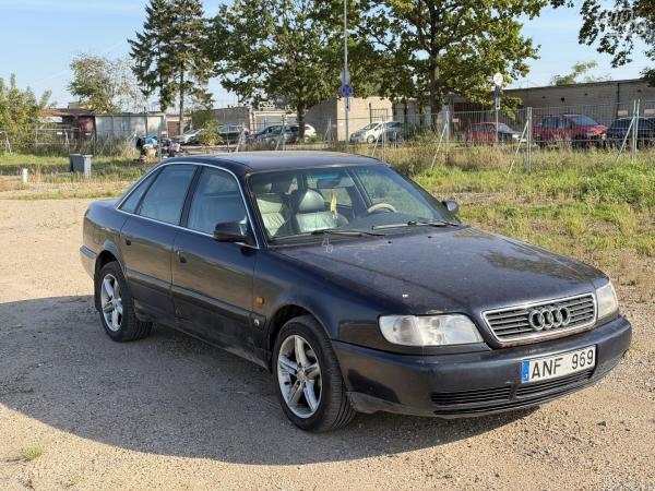 Audi A6 1996 in Kaunas on AUTOMOTO.COM.LV Blue Audi A6 1996 in Kaunas, with an engine capacity of 2.50 L and mileage of 408 thousand km for 800 €, photo 1 on AUTOMOTO.COM.LV