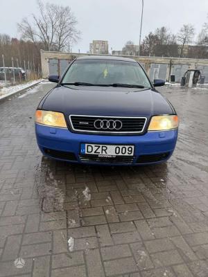 Blue Audi A6 1997 in Panevezys, with an engine capacity of 2.77 L and mileage of 315 thousand km for 1550 €, photo  on AUTOMOTO.COM.LV