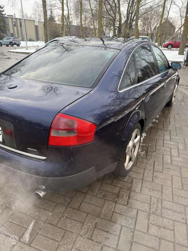 Blue Audi A6 1997 in Panevezys, with an engine capacity of 2.77 L and mileage of 315 thousand km for 1550 €, photo 3 on AUTOMOTO.COM.LV