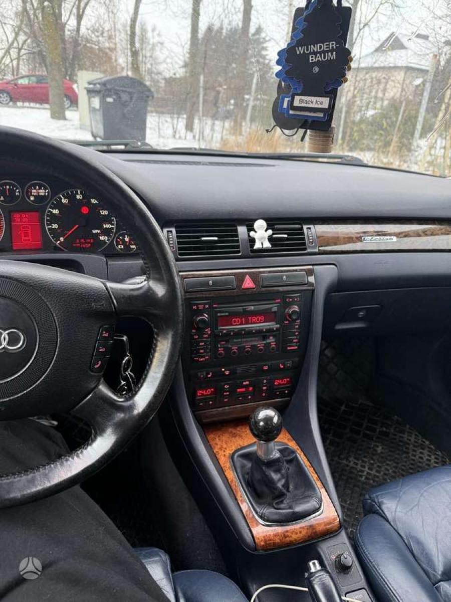Zils Audi A6 1997 Panevēža, ar dzinēja tilpumu 2.77 L un nobraukumu 315 tūkst. km par 1550 €, foto 22 vietnē AUTOMOTO.COM.LV