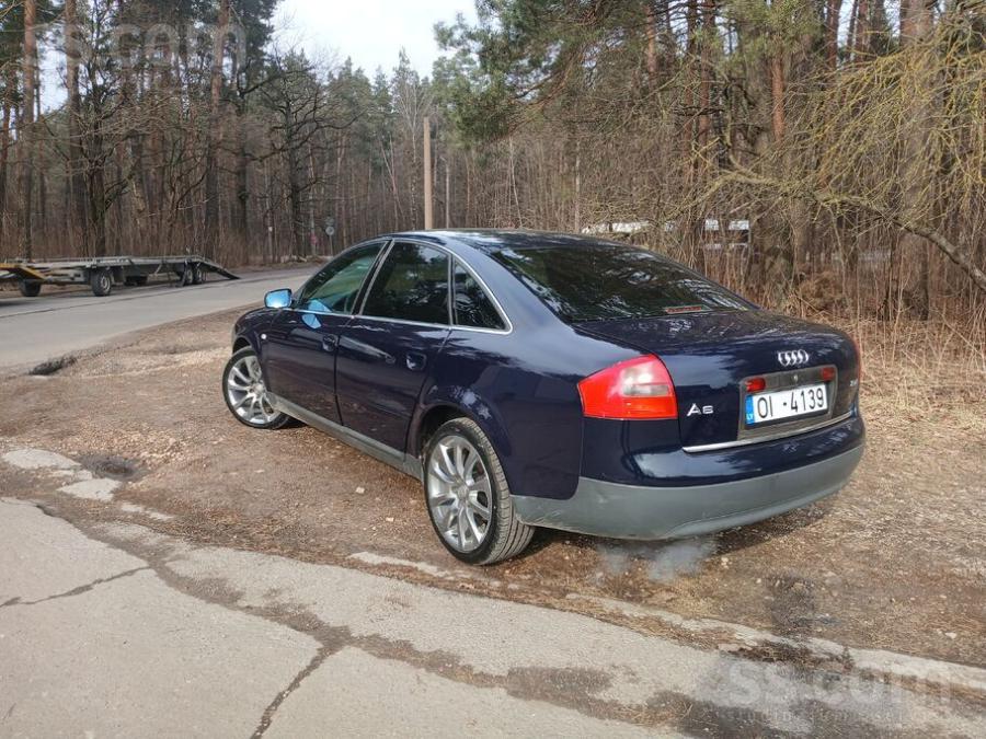 Blue Audi A6 1997 in Riga, with an engine capacity of 2.40 L and mileage of 290 thousand km for 1550 €, photo 4 on AUTOMOTO.COM.LV