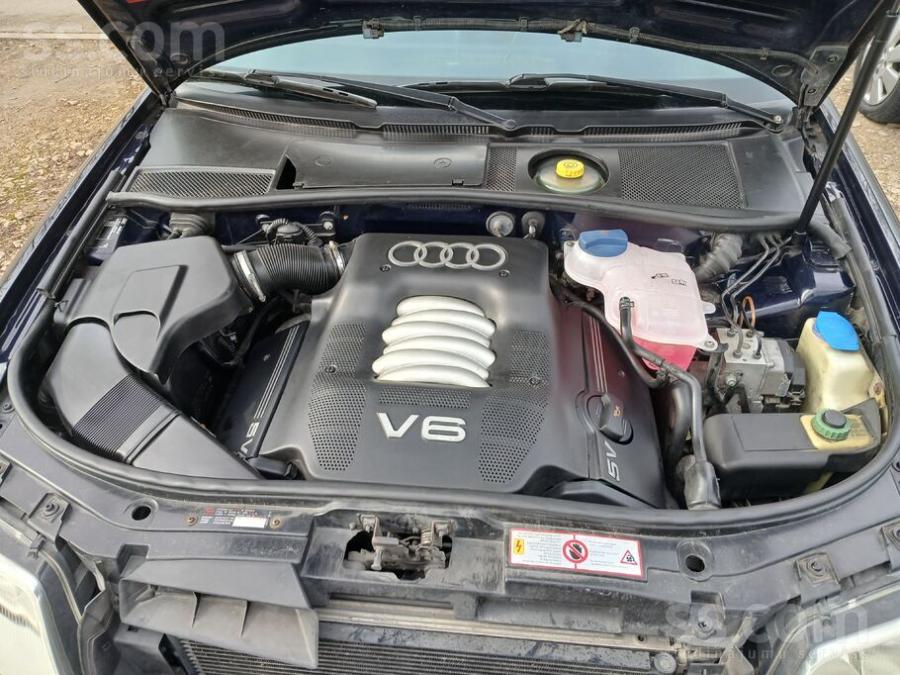Blue Audi A6 1997 in Riga, with an engine capacity of 2.40 L and mileage of 290 thousand km for 1550 €, photo 9 on AUTOMOTO.COM.LV