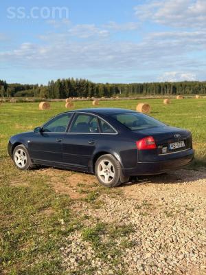 Blue Audi A6 1997 in Riga, with an engine capacity of 1.90 L and mileage of 444 thousand km for 1350 €, photo 1 on AUTOMOTO.COM.LV