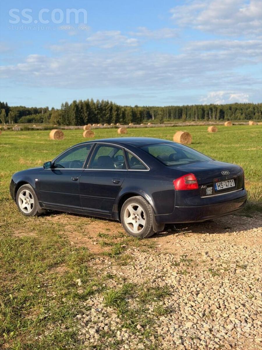 Blue Audi A6 1997 in Riga, with an engine capacity of 1.90 L and mileage of 444 thousand km for 1350 €, photo 1 on AUTOMOTO.COM.LV