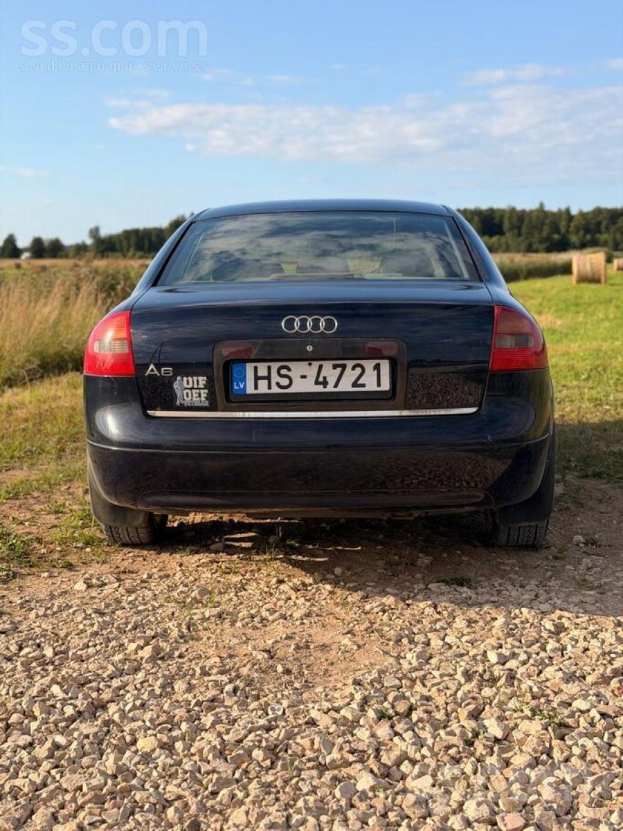 Blue Audi A6 1997 in Riga, with an engine capacity of 1.90 L and mileage of 444 thousand km for 1350 €, photo 3 on AUTOMOTO.COM.LV