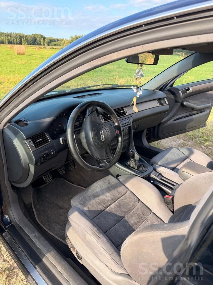 Blue Audi A6 1997 in Riga, with an engine capacity of 1.90 L and mileage of 444 thousand km for 1350 €, photo 9 on AUTOMOTO.COM.LV