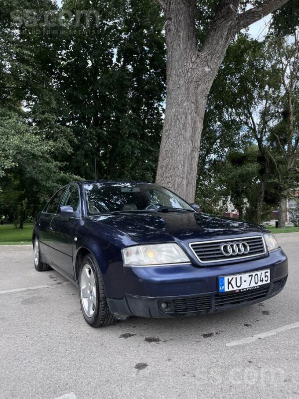 Blue Audi A6 1997 in Liepaja, with an engine capacity of 2.40 L and mileage of 380 thousand km for 1650 €, photo 3 on AUTOMOTO.COM.LV