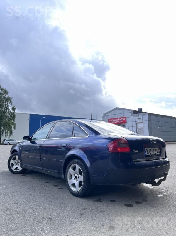 Blue Audi A6 1997 in Liepaja, with an engine capacity of 2.40 L and mileage of 380 thousand km for 1650 €, photo 4 on AUTOMOTO.COM.LV