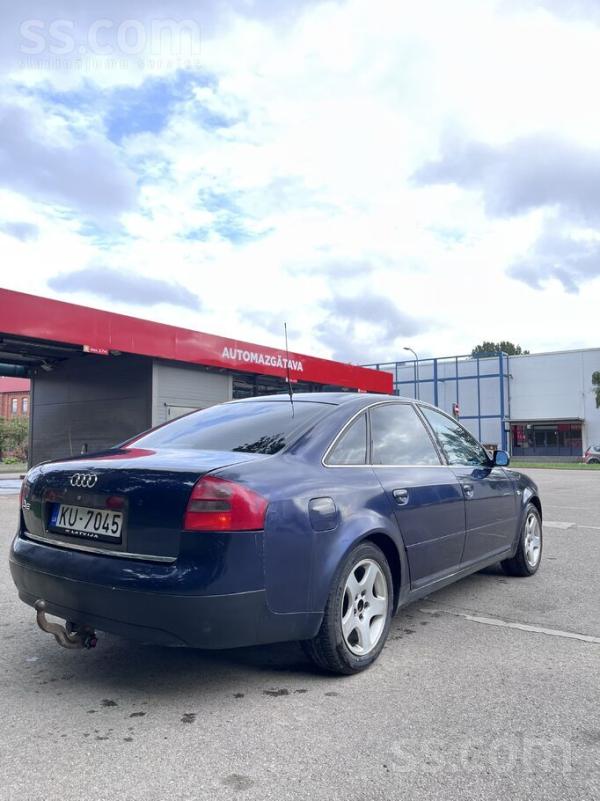 Blue Audi A6 1997 in Liepaja, with an engine capacity of 2.40 L and mileage of 380 thousand km for 1650 €, photo 5 on AUTOMOTO.COM.LV