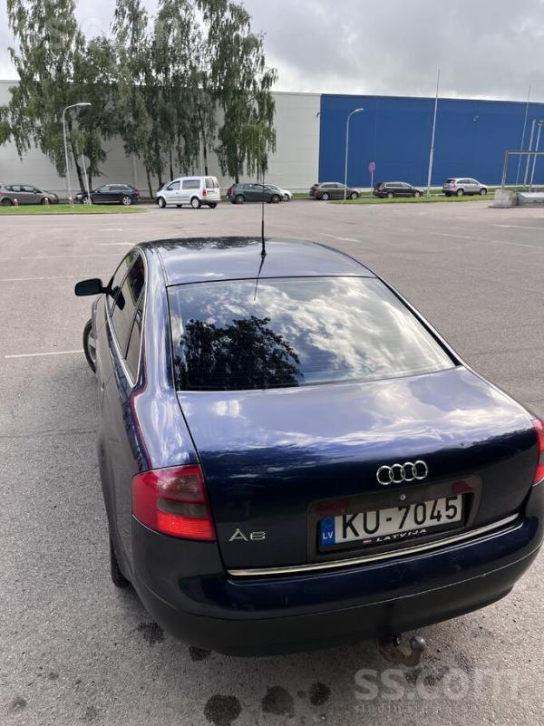 Blue Audi A6 1997 in Liepaja, with an engine capacity of 2.40 L and mileage of 380 thousand km for 1650 €, photo 6 on AUTOMOTO.COM.LV